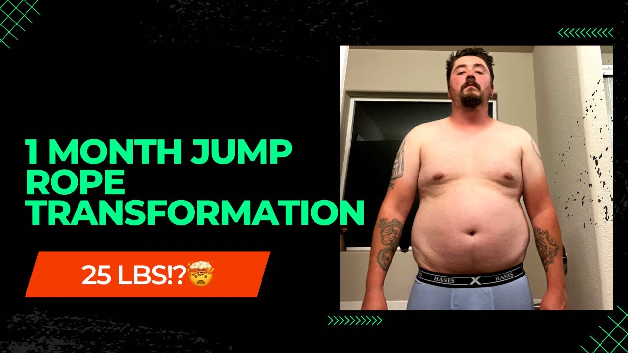 1 Month Jump Rope Transformation! #weightloss #motivation #fitness ...