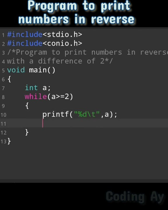 While Loop In C Programming Cprogramming Programming Clanguage 9260