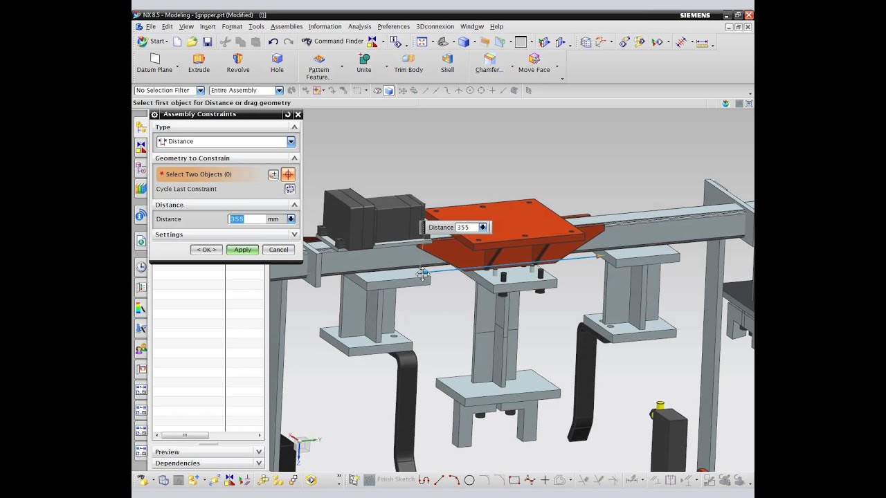 GEOPLM Siemens PLM NX CAD Tool Design - YouTube