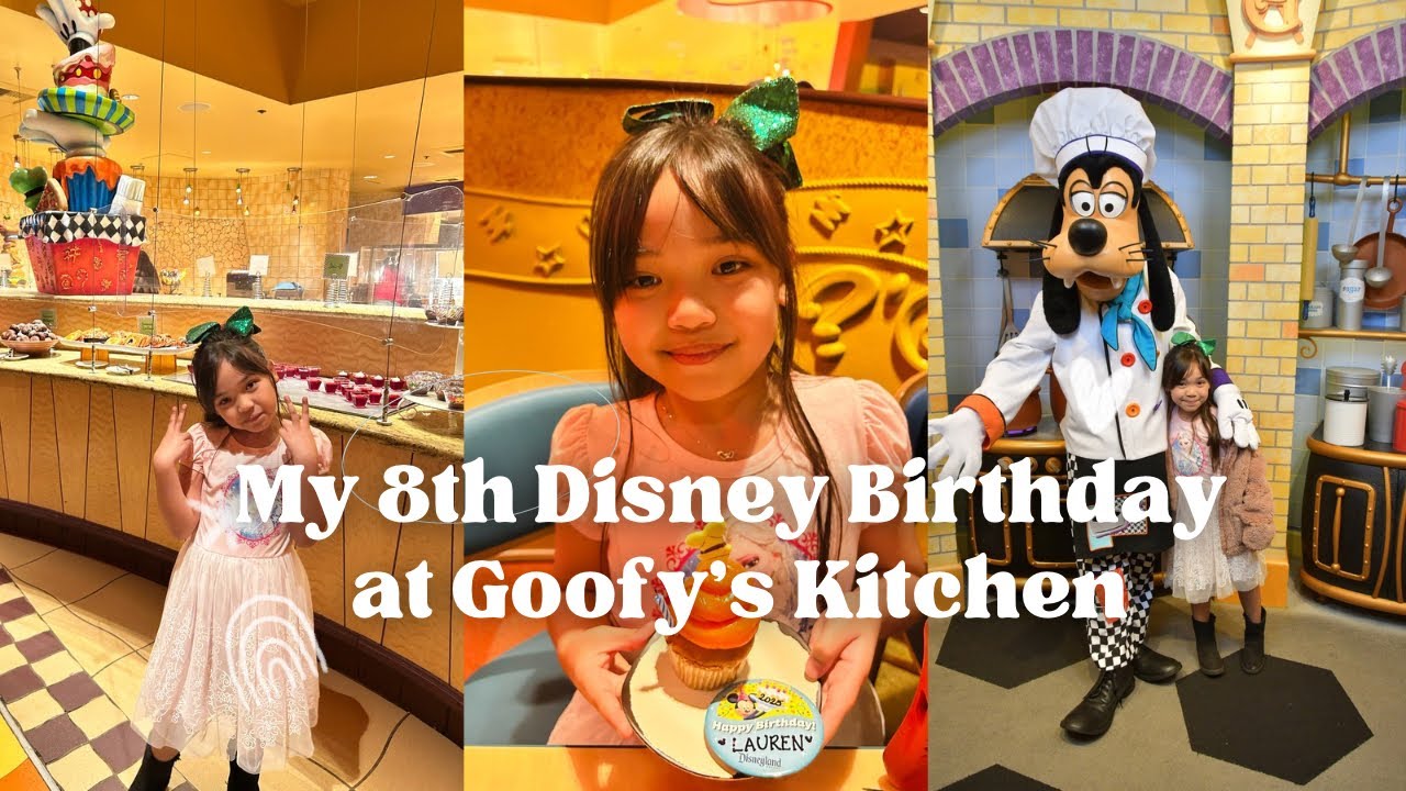 Birthday BUFFET BREAKFAST at Goofy’s Kitchen Feb 2025 - YouTube