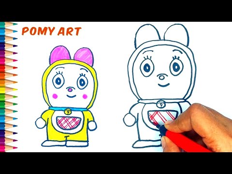 Draw Cute Dorami From Doraemon | Dorami Drawing Step by Step | Doraemon ...