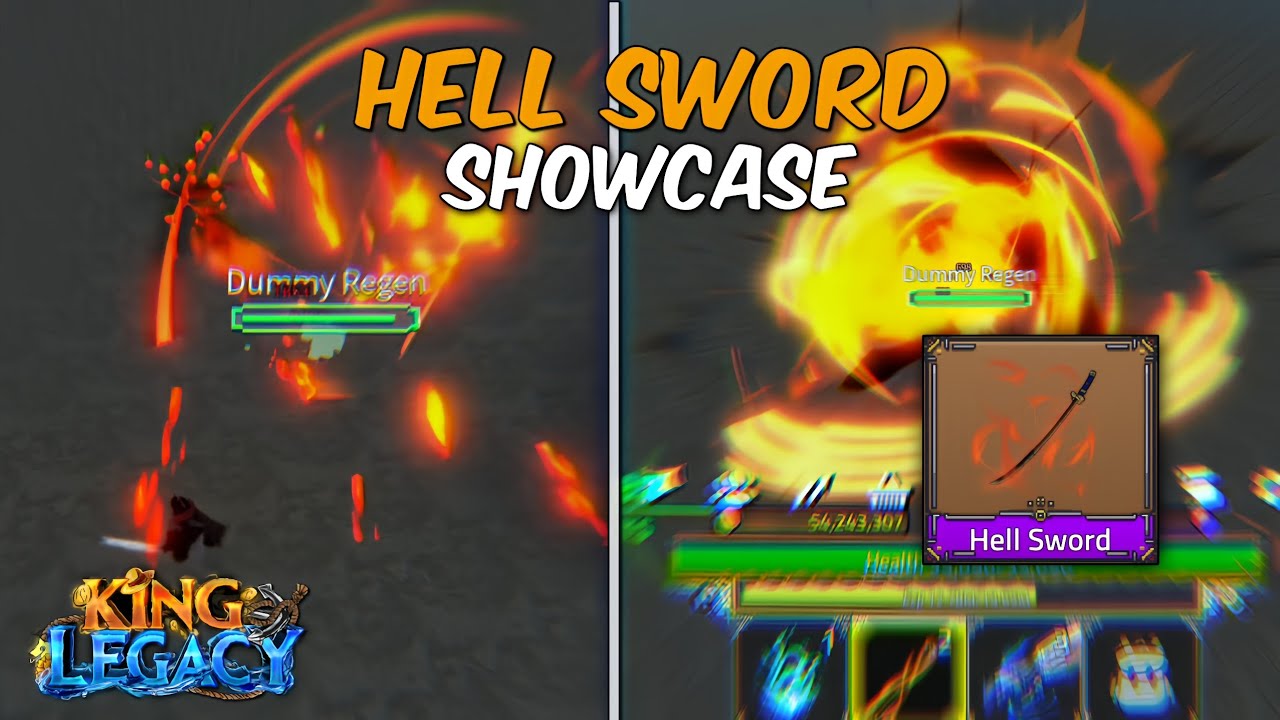 Hell Sword Showcase | King Legacy - YouTube
