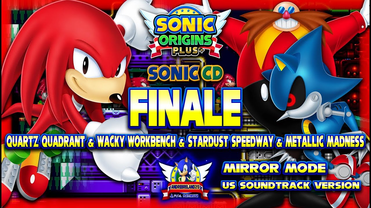 Sonic Origins Plus PS4 (1080p) - Sonic CD with Knuckles in Mirror Mode ...