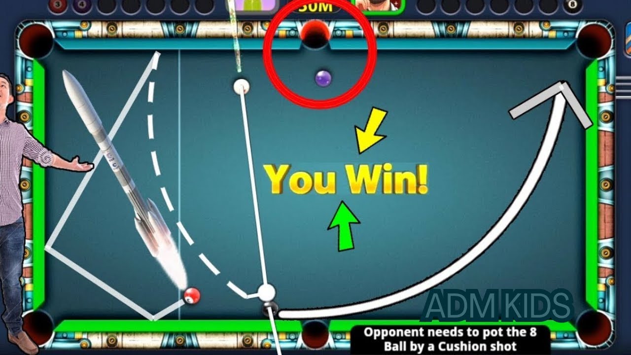 Unbelievable playing 8 ball pool | 8 Ball pool game tricks | ADM Kids ...