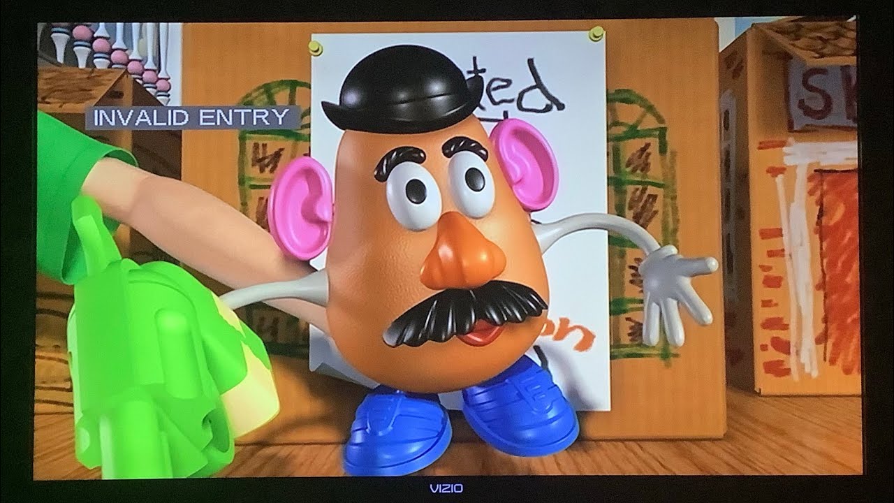 Toy Story 1995🧔🏿‍♂️🐅🐕🐯🐺Andy Mr Potato Head🚶🏻‍♂️🐅Opening🧔🏿‍♂️🐅🐕🐯🐺DVD📀📺TV ...