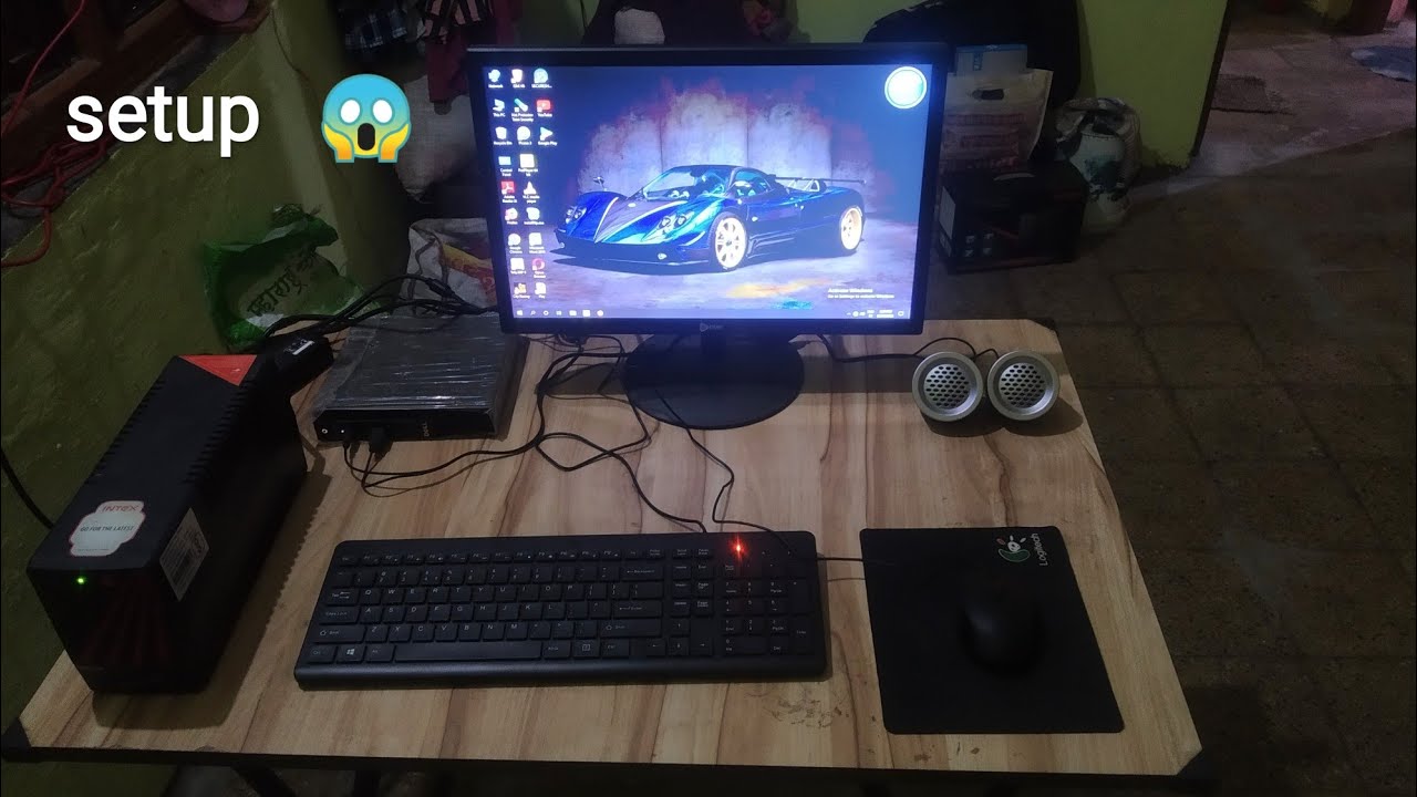 My Small Pc🖥️ Setup in new home🏘️ - YouTube