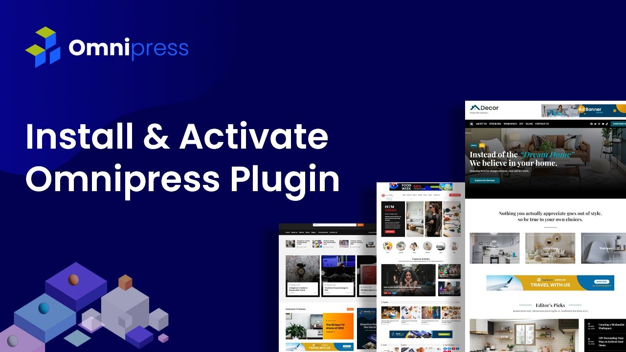 How to install and activate Omnipress Plugin for WordPress Site ...