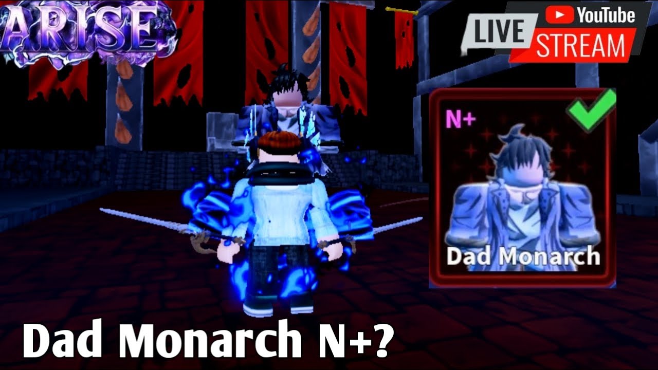 MENCARI N+ DAD MONARCH ARISE CROSSOVER LIVE #5 #arisecrossover #roblox ...