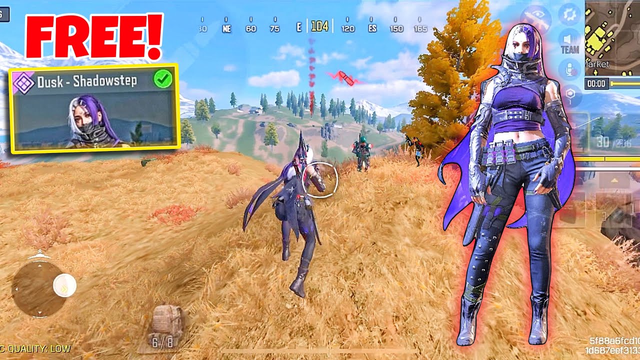 *NEW* Free Dusk - Shadowstep Skin in Call of Duty Mobile | CODM 5th ...