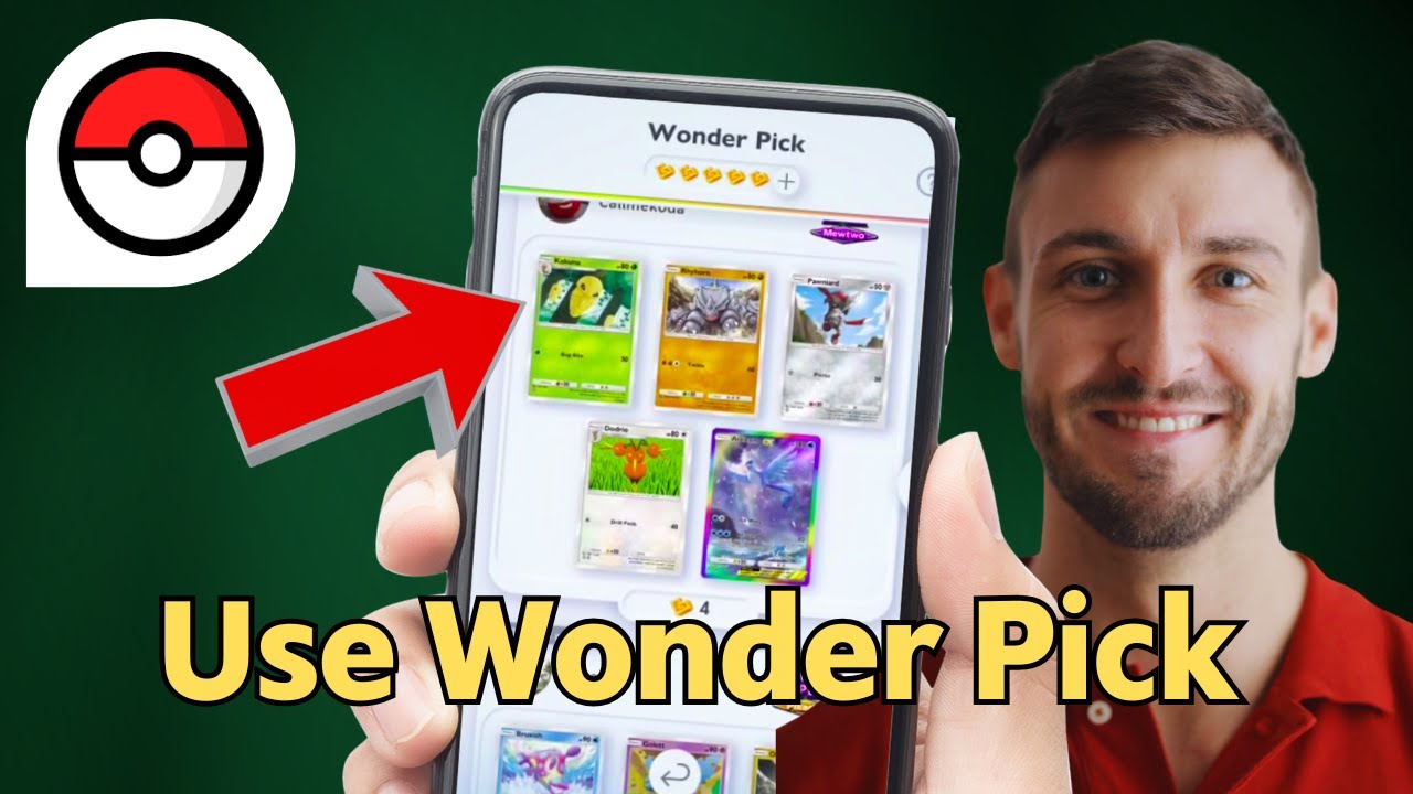 How To Use Wonder Pick In Pokemon TCG Pocket - YouTube