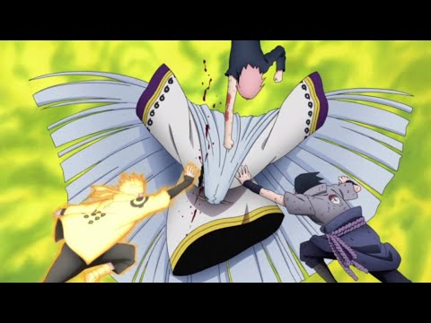 Naruto, Sasuke and Sakura (Team 7) vs Kaguya Full Fight English Sub