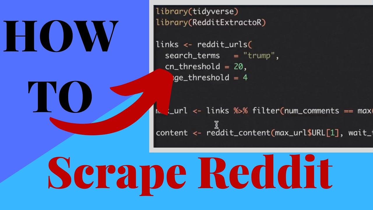Scrape Reddit Comments R ExtractoR - YouTube Scrape Reddit Comments R ExtractoR - YouTube