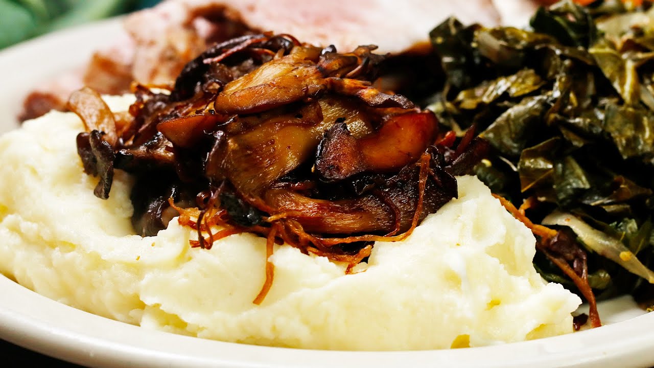 Wild Mushroom Mashed Potatoes Recipe - YouTube
