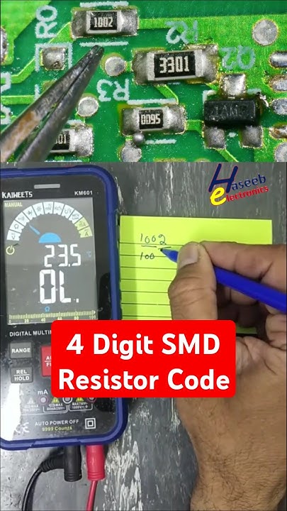 How to Decode 4 Digit SMD Resistor Marking Code 1002 | SMD Identification #shorts - YouTube