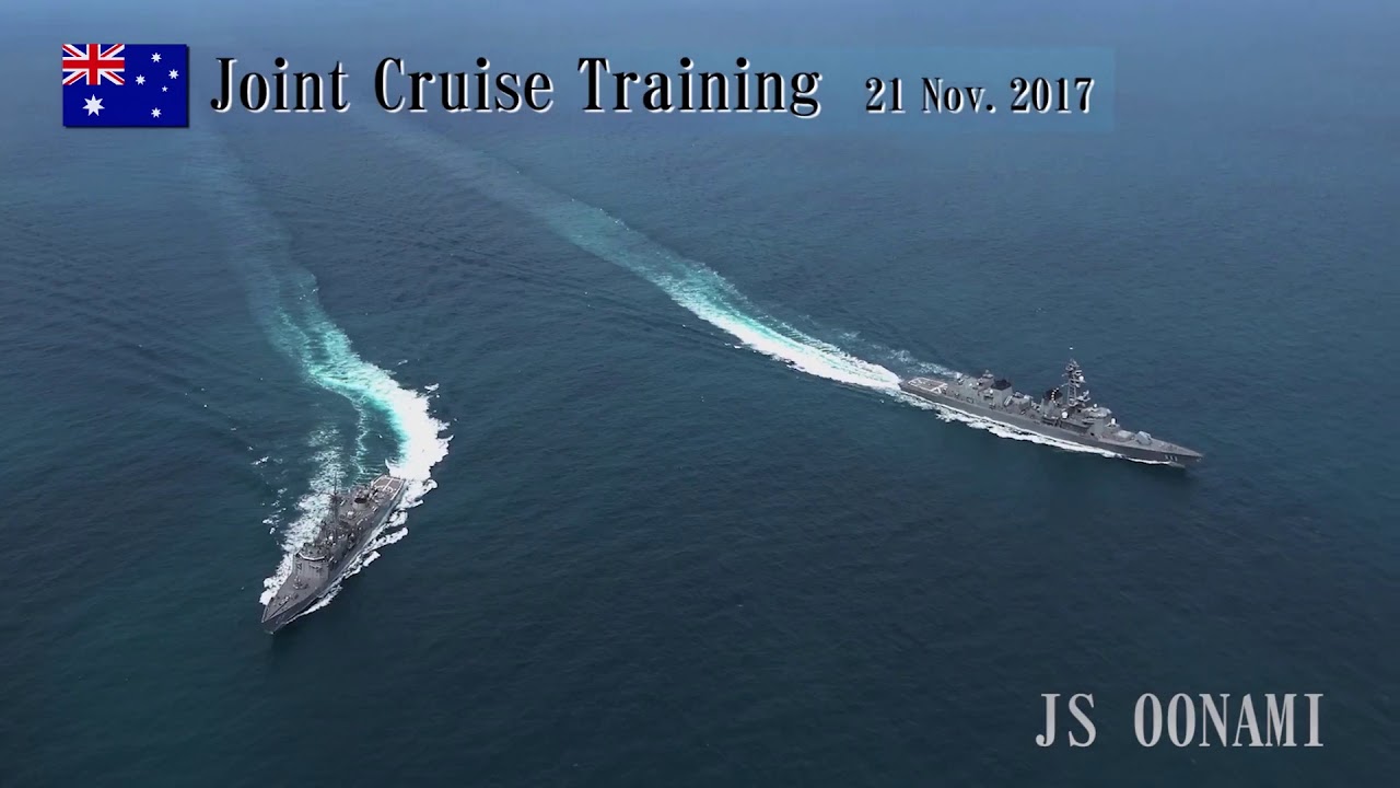 [JMSDF-TV Weekly]JMSDF ship,JS OONAMI Bilateral Exercise(Australia and ...