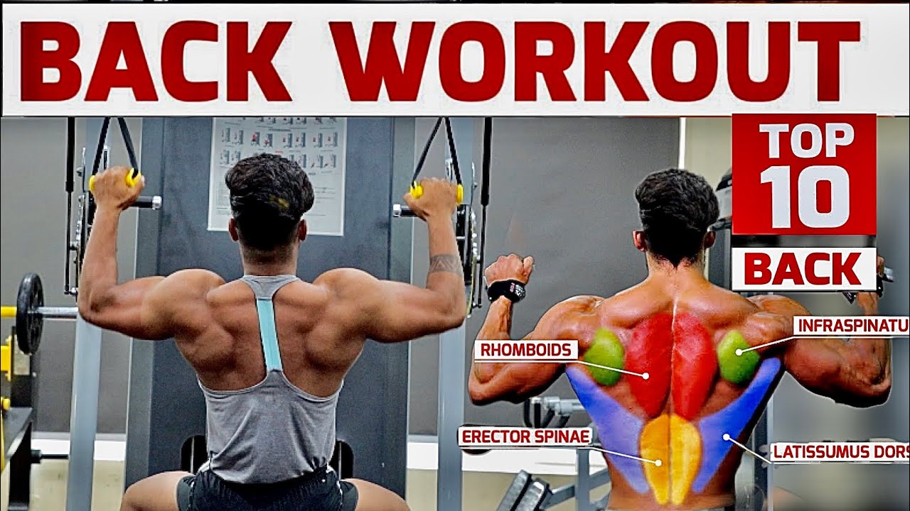 9 Exercises To Build Bigger Back | Complete Back Workout mk fit # ...