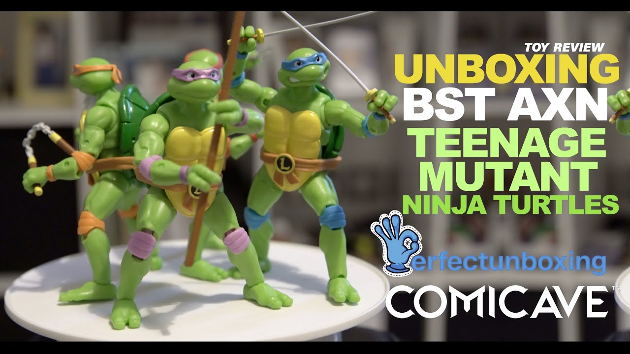 Teenage Mutant Ninja Turtles BST AXN Toy Review - YouTube