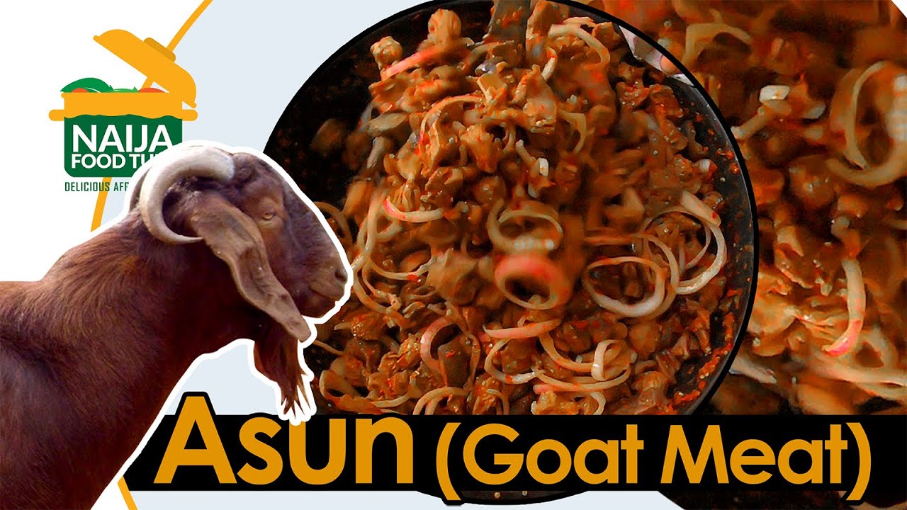 The most Simple way to make Asun (Goat meat Delicacy) - YouTube