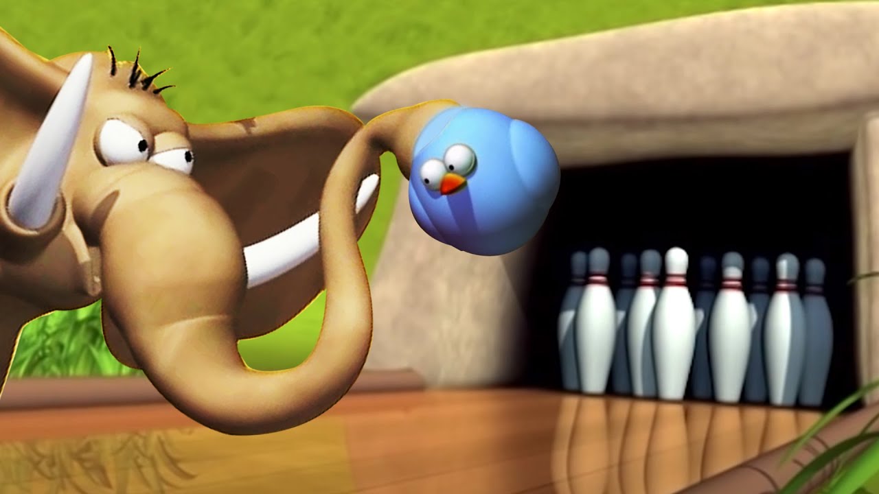 Gazoon | Боулинг (Rolly Polly) | Забавный мультяшный животных | Gazoon ...