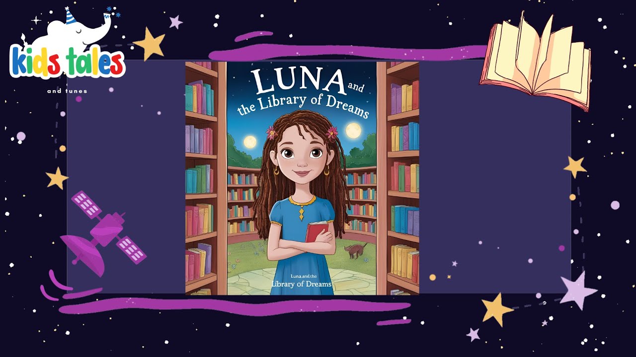 Luna and the Library of Dreams 🌙📚 | Bedtime Story for Kids - YouTube