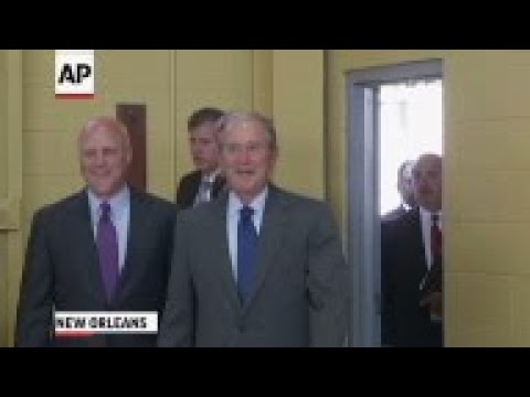 Bush in New Orleans for Katrina Anniversary