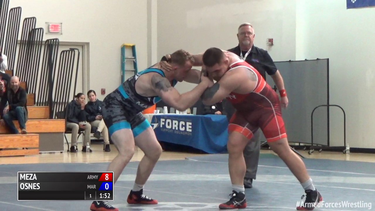 125 kg, Endhyr Meza, Army vs Trent Osnes, Marines - YouTube