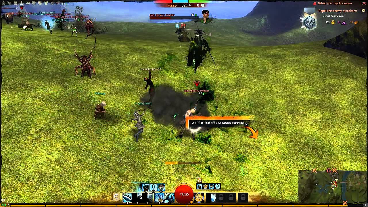 Guild Wars 2 Guardian WvW | Gameplay with Commentary BETA Pt 2 - YouTube