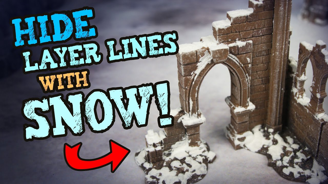 Get Smooth Layer Lines On Complex 3D Prints PLA Snow Effects YouTube Get Smooth Layer Lines On Complex 3D Prints PLA Snow Effects YouTube