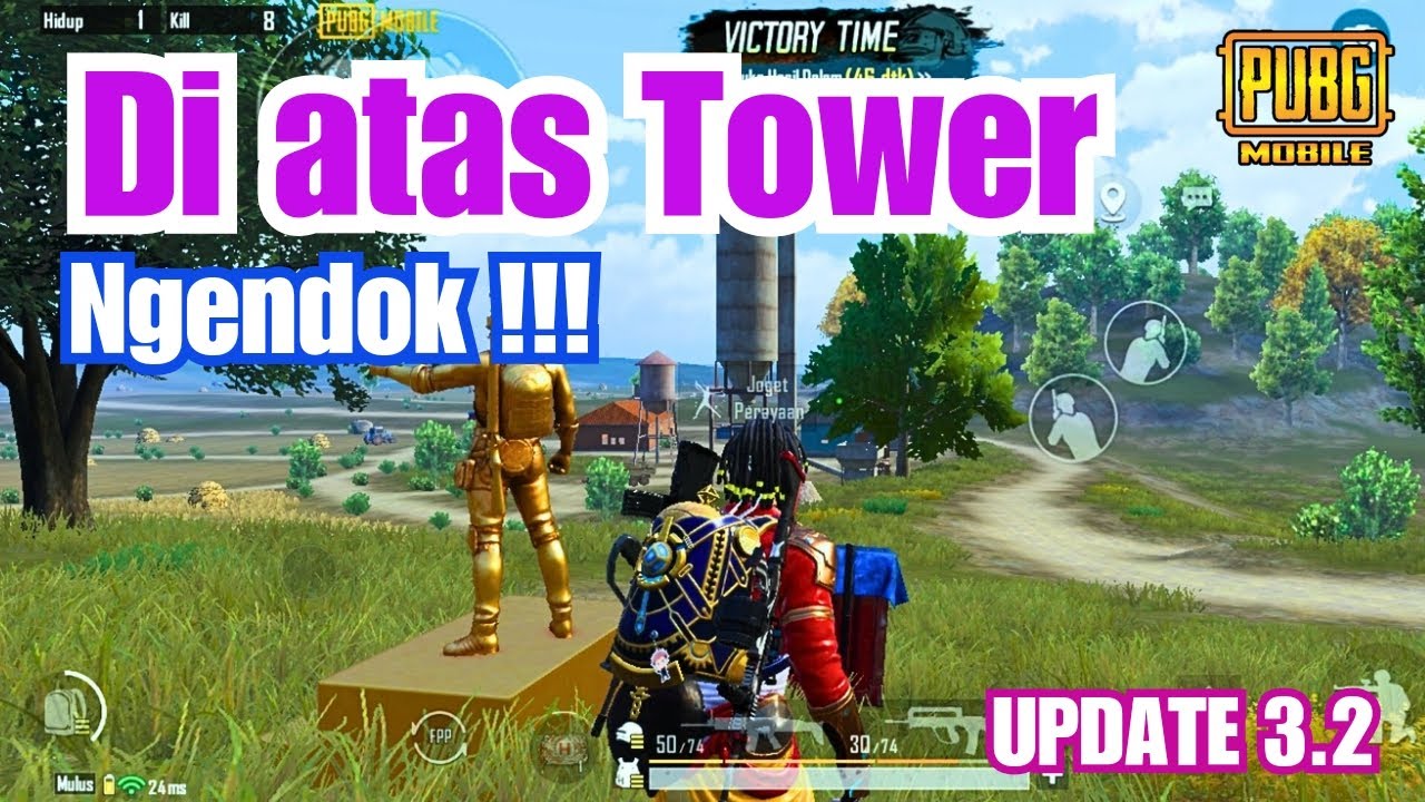 FRONT DI TOWER AJA !!! 🔥 PUBG MOBILE | NEW SEASON UPDATE 3.2 - YouTube