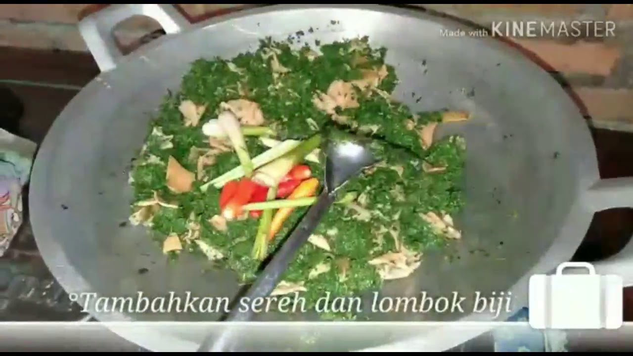 Cara membuat tumis daun singkong yang enak dan simpel || sayur tuttu ...