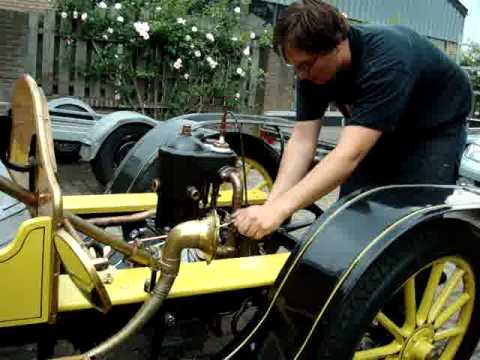Starten Jackson Runabout 1909 - YouTube