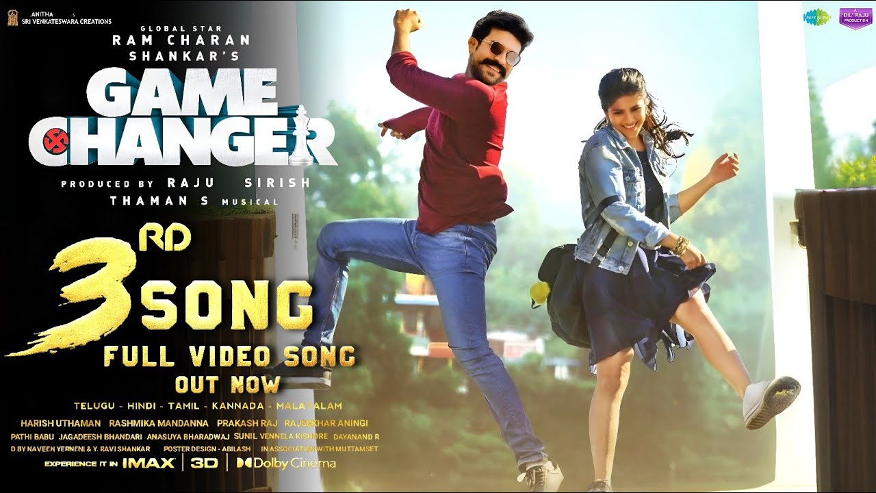 Game Changer 3rd Song |Game Changer 3rd Lyrical Video|Game Changer ...