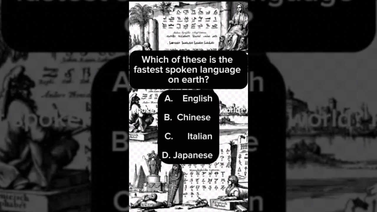 What's the world fastest spoken language? #worldlanguages # ...
