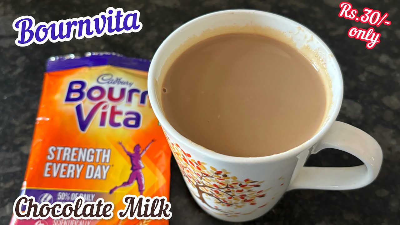 How to make Bournvita Milk | Cadbury Bournvita - YouTube