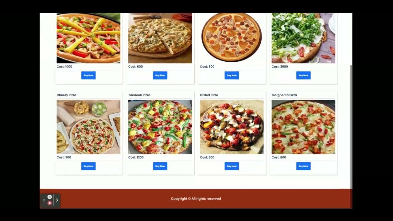 Online Pizza Ordering System | Spring Boot Angular Project Tutorial | Spring Boot CRUD Project ...