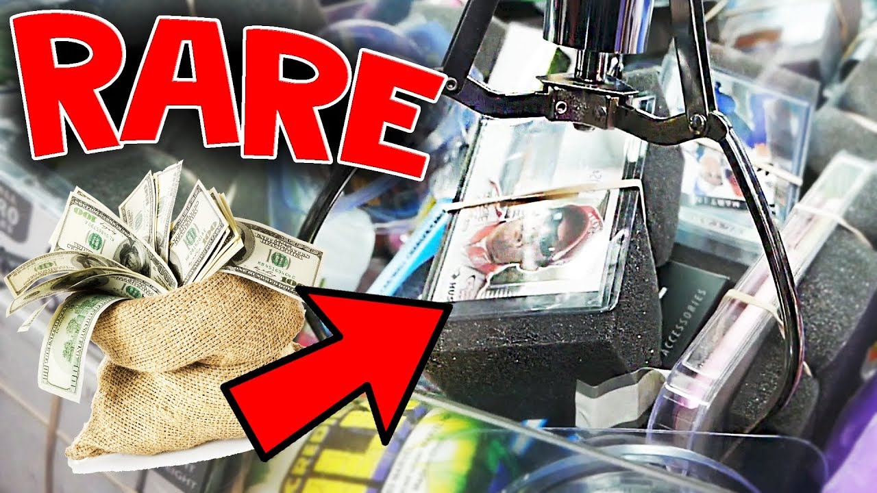 I Won RARE Cards From The Claw Machine || Arcade Games - YouTube