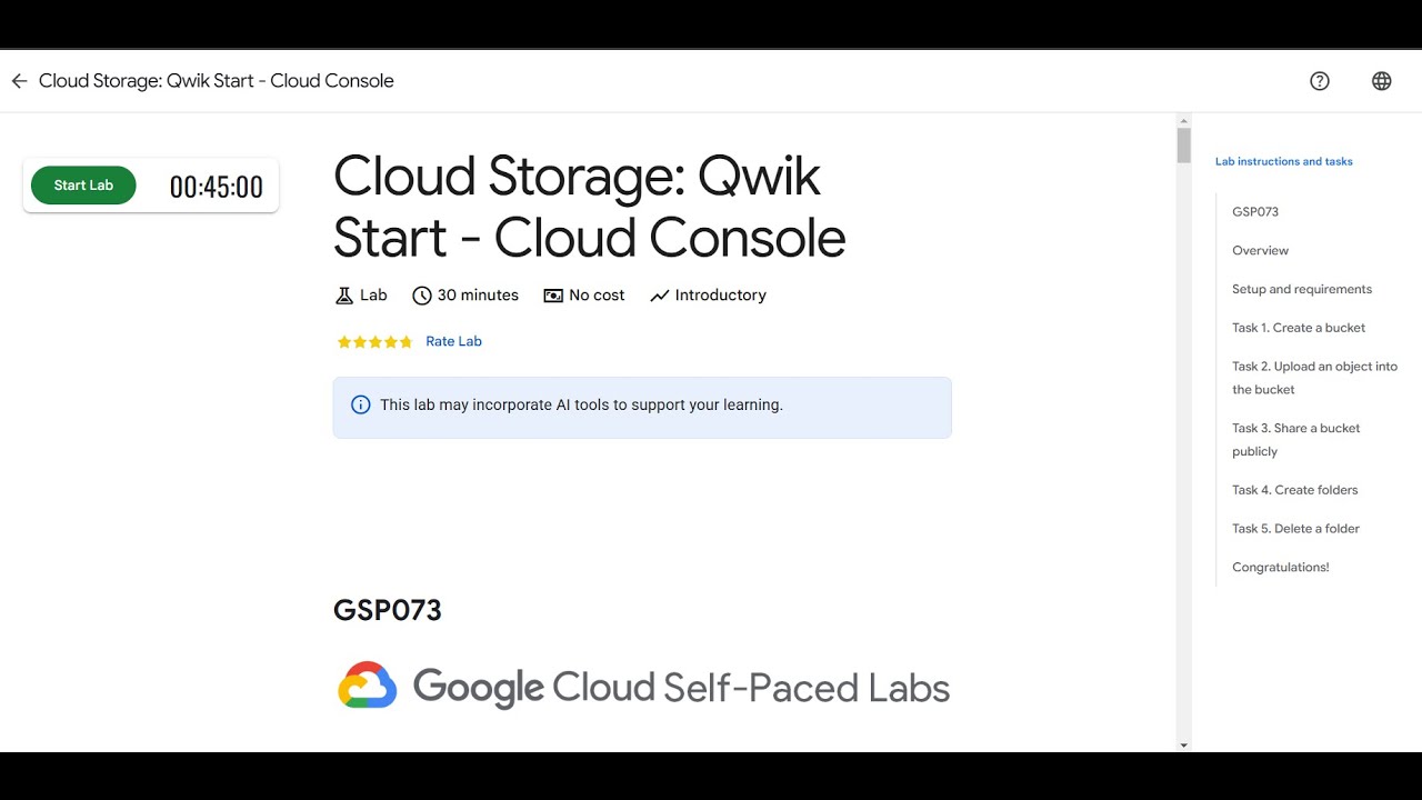 Cloud Storage: Qwik Start - Cloud Console | Lab solution #arcade2025 - YouTube
