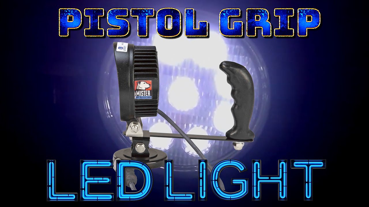 Pistol Grip Magnetic LED Light - YouTube