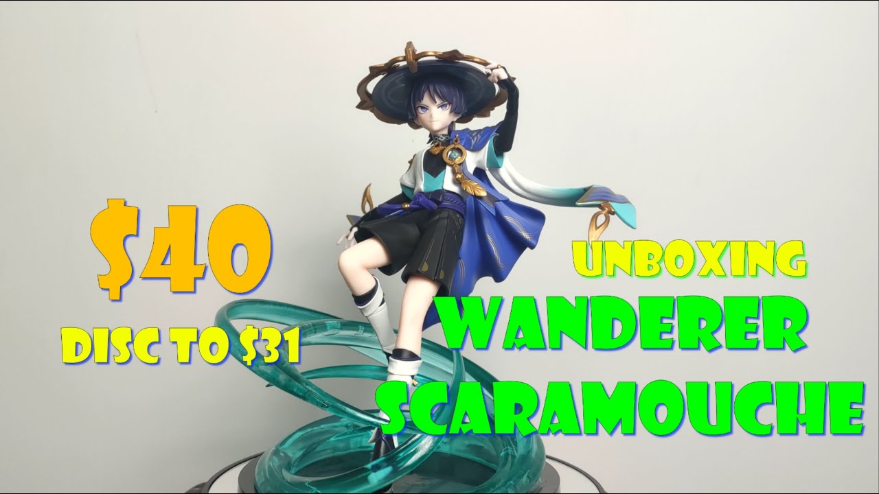 Unboxing Wanderer / Scaramouche Action Figure 1/7 scale Genshin Impact ...
