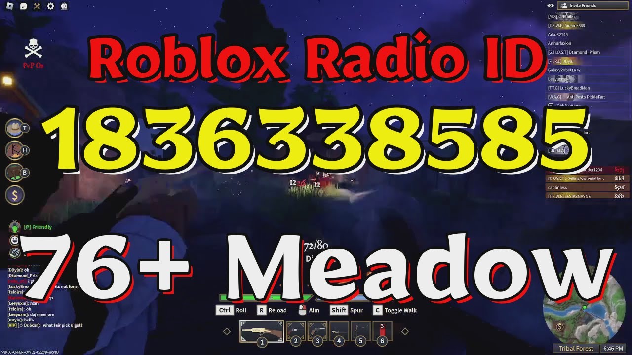 Meadow Roblox Radio Codes/IDs - YouTube