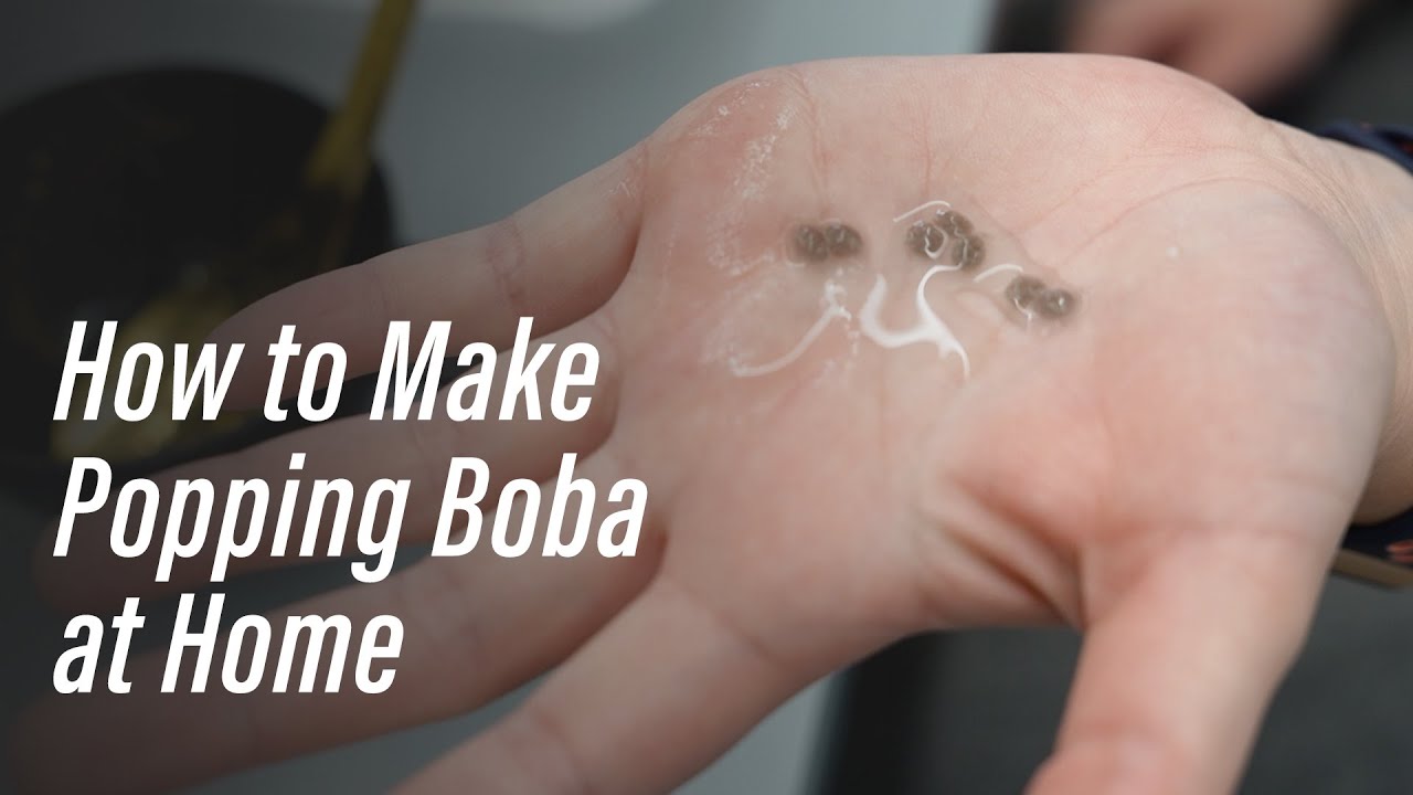 How to Make Popping Boba at Home - YouTube