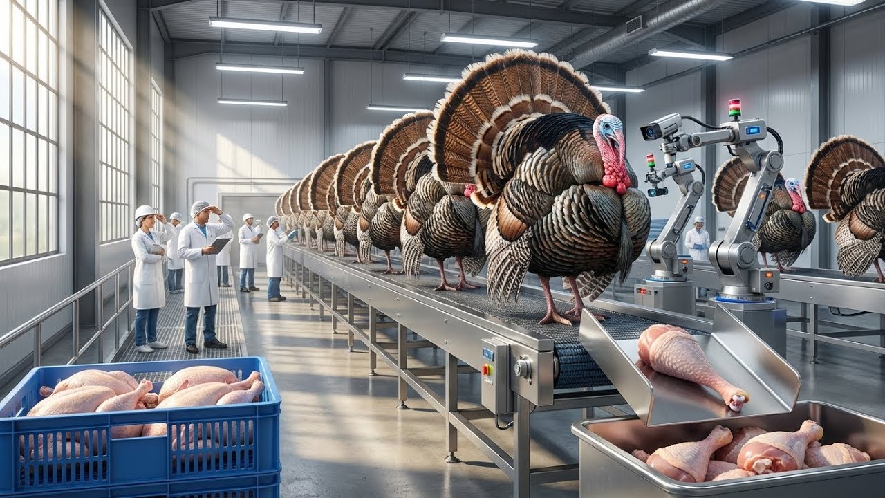 Inside a High-Tech Turkey Processing Plant – From Farm to Table! - YouTube