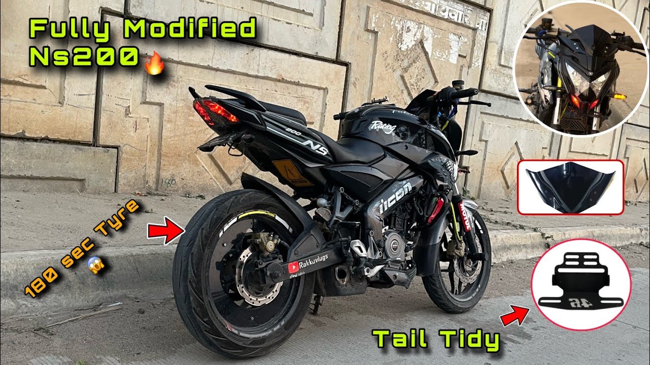 Fully Modified Ns200🤯 in 2024 | Best modification for ns🔥 + Ride review ...