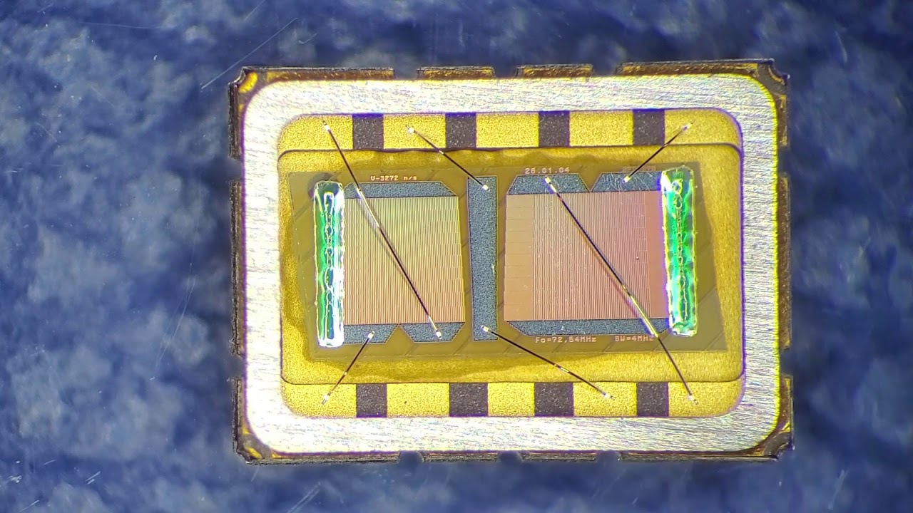 Delidding a Ceramic SMD Component - SAW Filter - YouTube