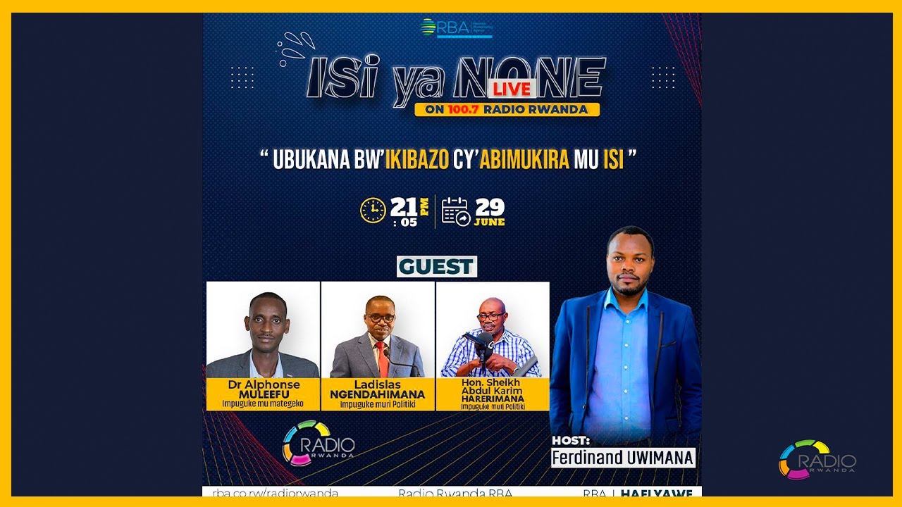 #ISIyaNONE: Ubukana bw'ikibazo cy'abimukira mu isi - YouTube