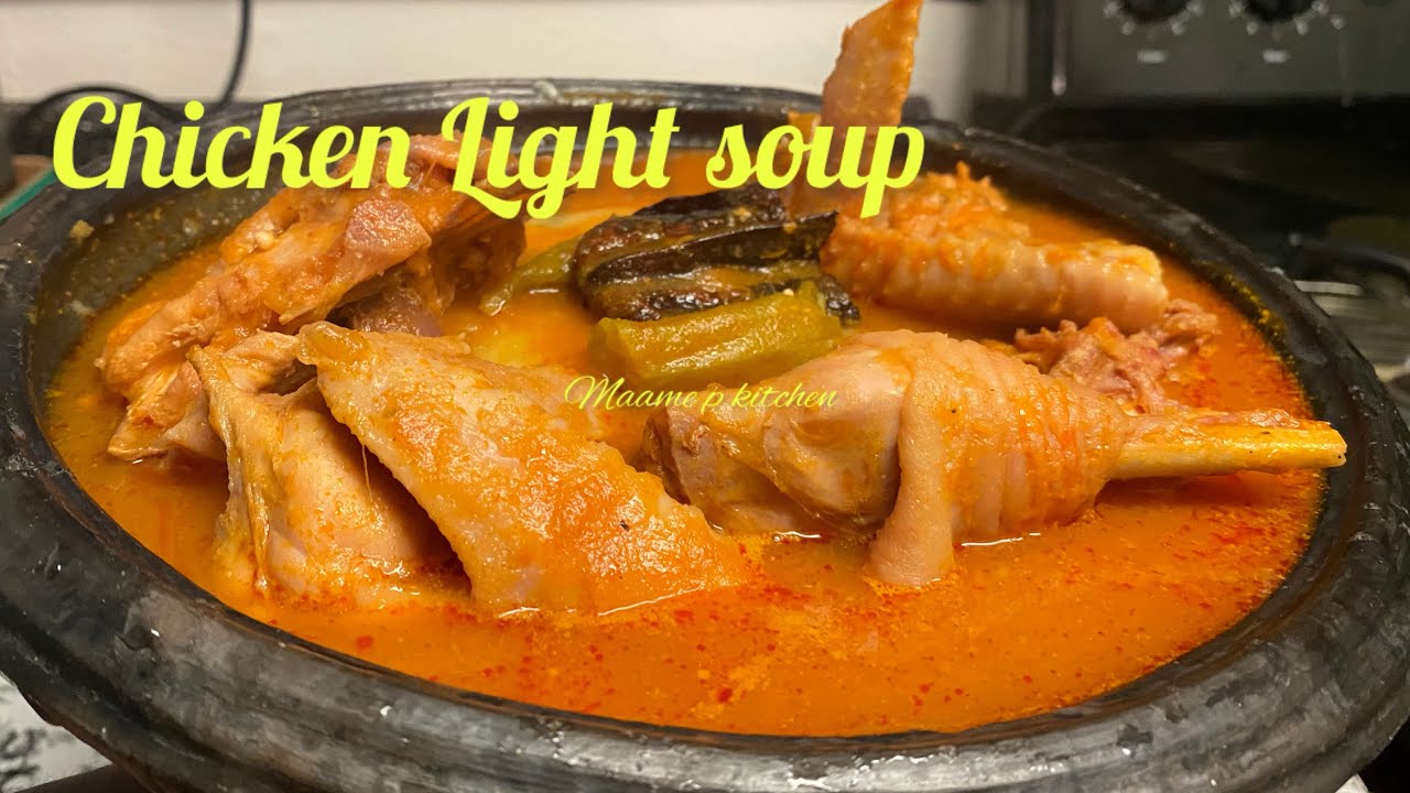Chicken Light Soup | Ghanaian chicken Light Soup | Soup ...
