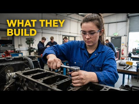 Mechanics at the Bill& Barbara Geyer Vocational training center - YouTube