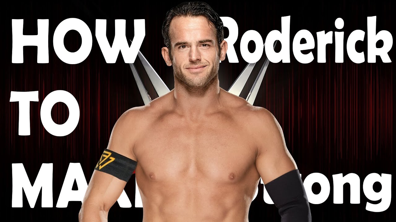 How to make Roderick Strong in WWE 2K18 CAW - YouTube