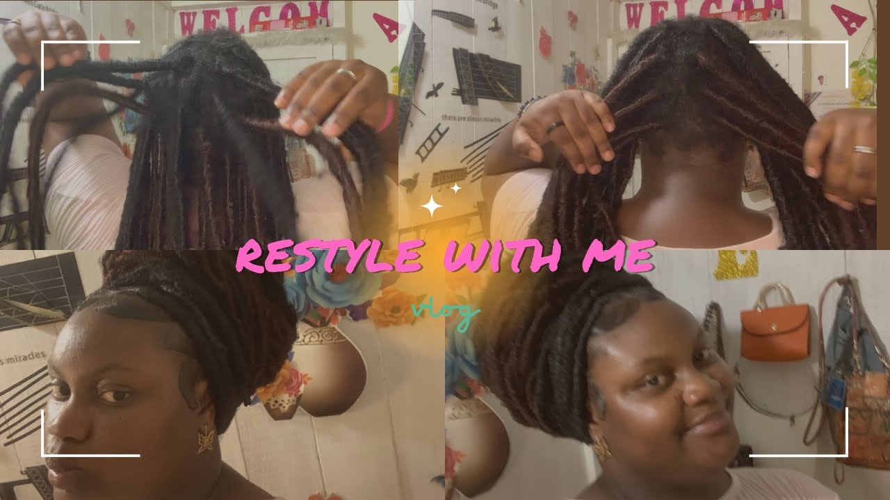 How I restyle my old faux locs (must see) - YouTube