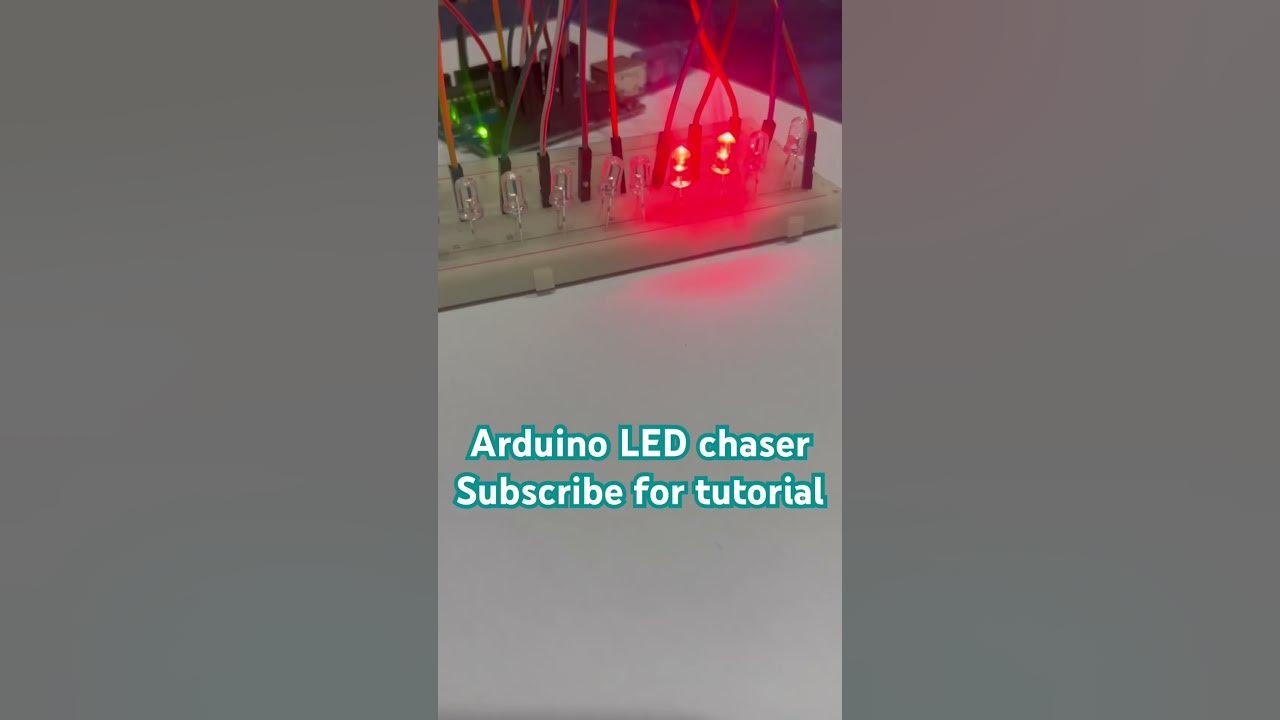 Led Chaser With Arduino Programming Arduino Electronics Arduinoboard Led Arduinocode Youtube